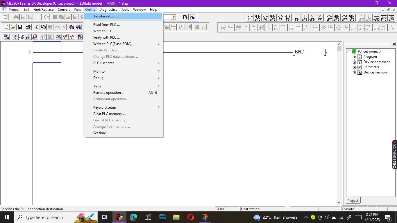 Introduction to Mitsubishi PLC – FX Series and MELSOFT GX Developer – PLCEE