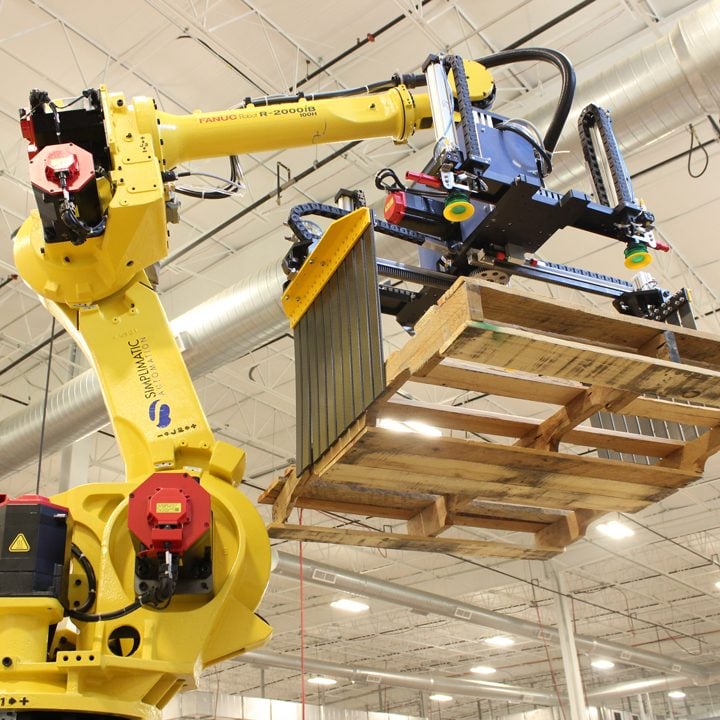 What is Automated Palletizing? A Look Into PLC and Robot Controlled Palletizing – PLCEE