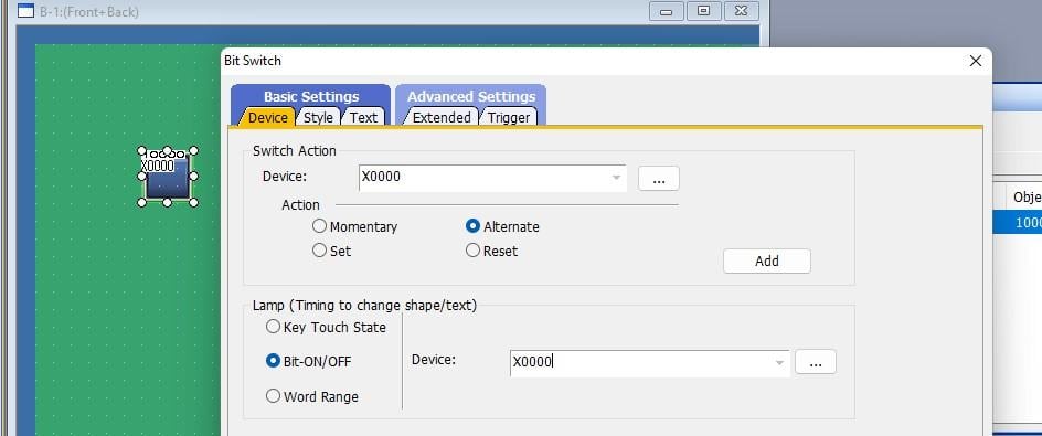 Mitsubishi HMI Programming Tutorial: Controlling On/Off Bits – PLCEE Mitsubishi HMI Programming Tutorial: Controlling On/Off Bits – PLCEE
